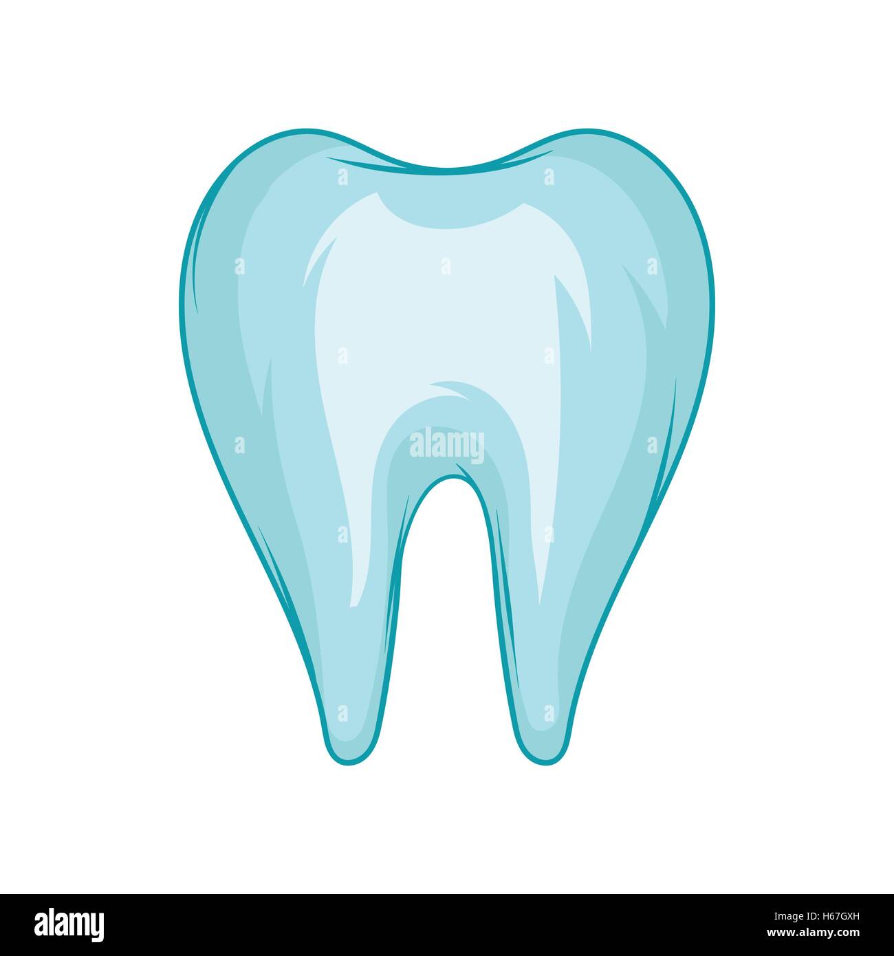 Tooth icon, cartoon style Stock Vector Image & Art - Alamy