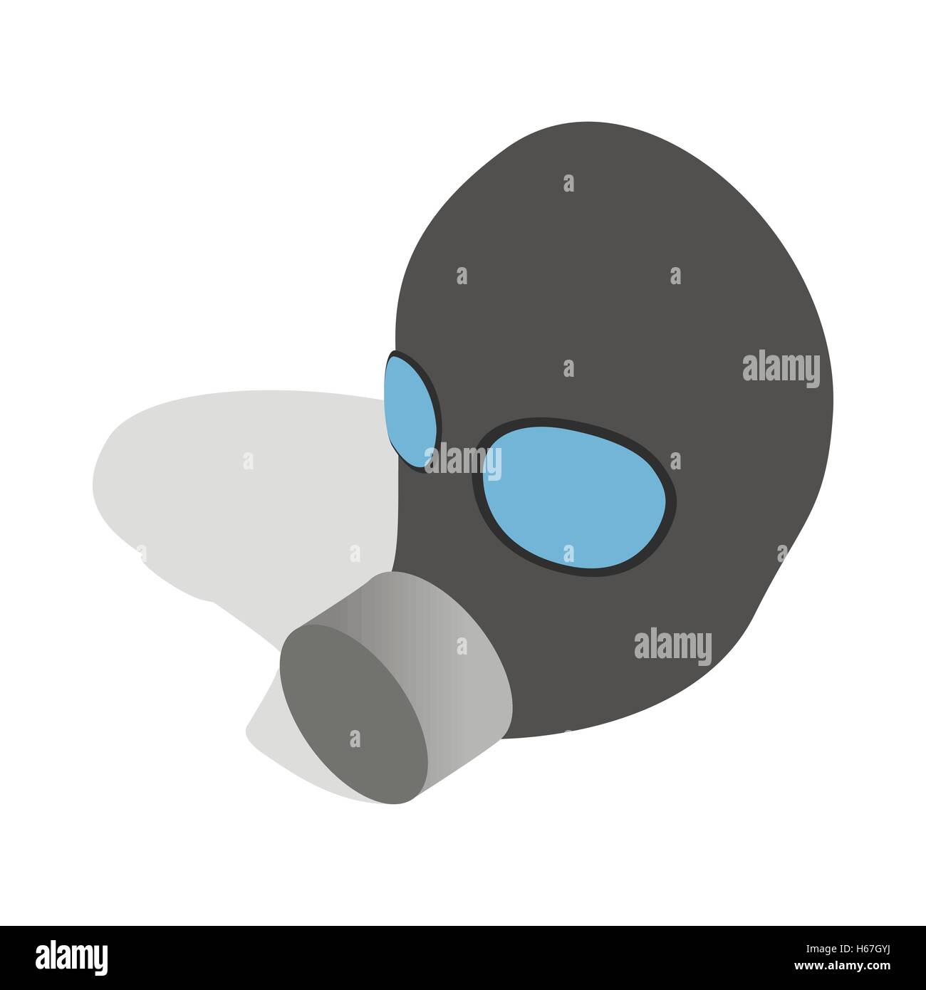 Gas mask icon, isometric 3d style Stock Vector Image & Art - Alamy