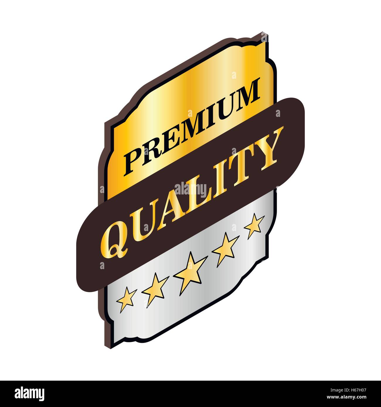 Square label premium quality icon Stock Vector Image & Art - Alamy
