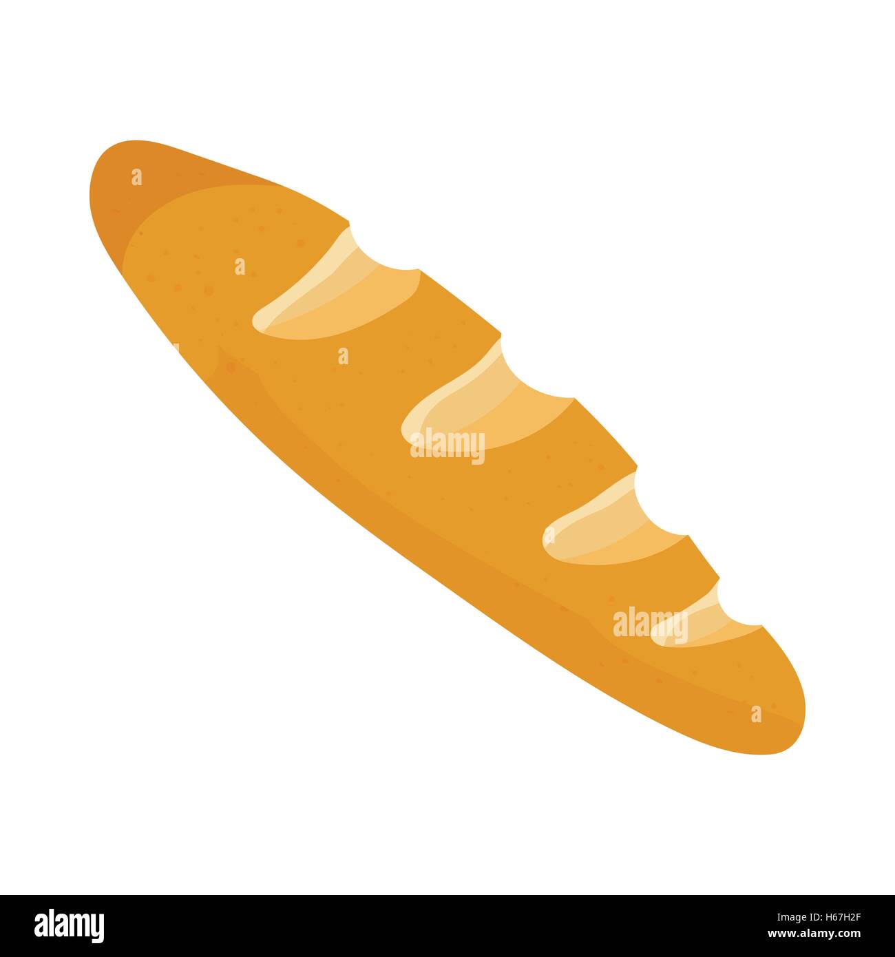 French baguette icon, cartoon style Stock Vector Image & Art - Alamy