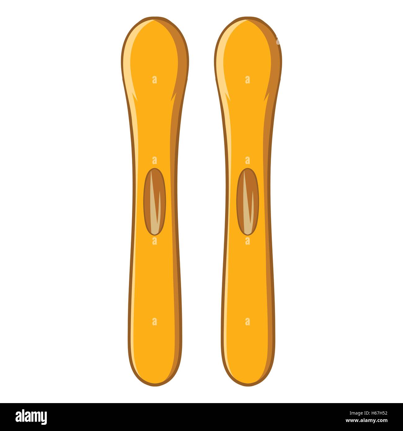 Ski icon, cartoon style Stock Vector Image & Art - Alamy