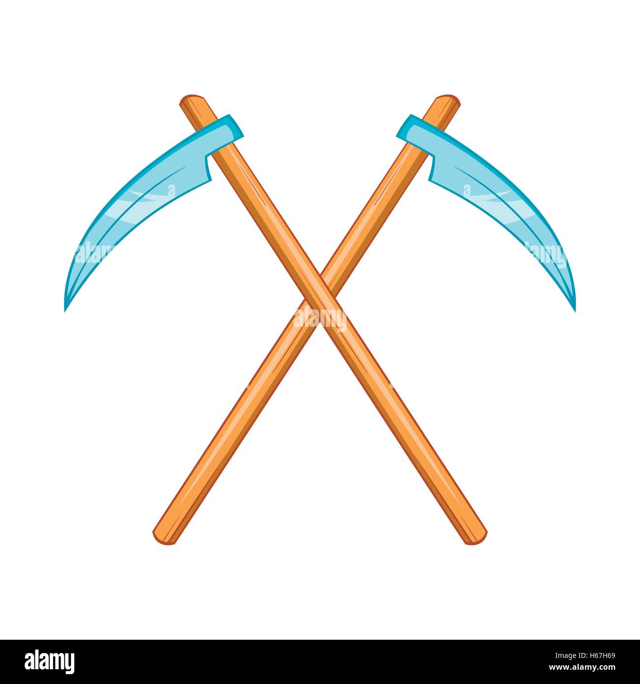 Death scythe icon, cartoon style Stock Vector Image & Art - Alamy
