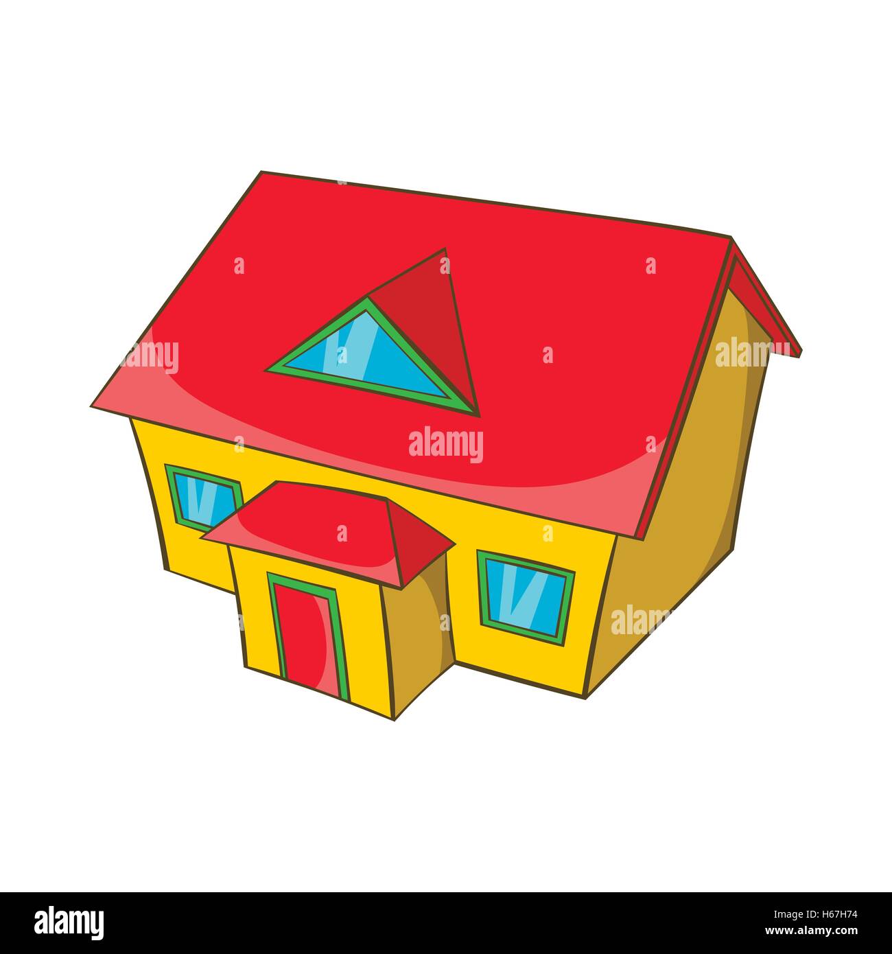 Real estate icon, cartoon style Stock Vector Image & Art - Alamy
