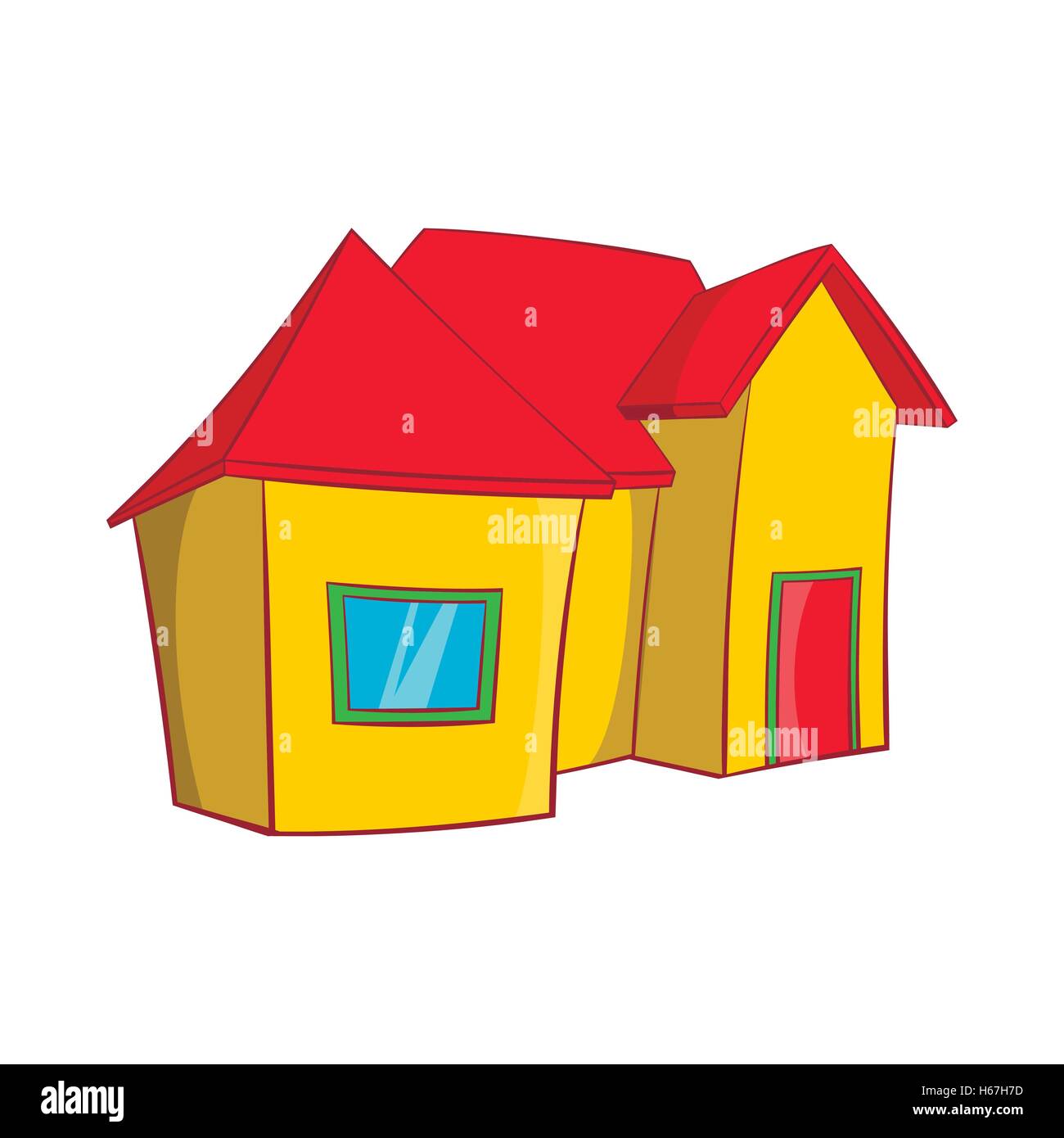 Real estate icon, cartoon style Stock Vector Image & Art - Alamy