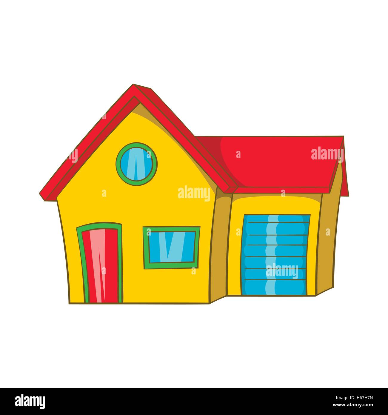 Real estate icon, cartoon style Stock Vector Image & Art - Alamy