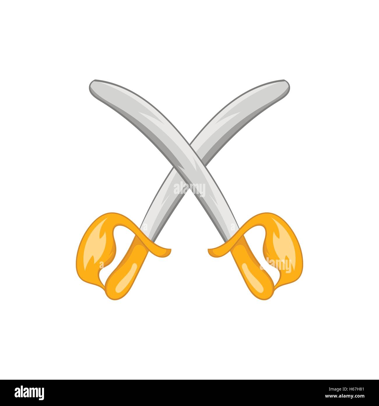 Toy swords icon, cartoon style Stock Vector Image & Art - Alamy