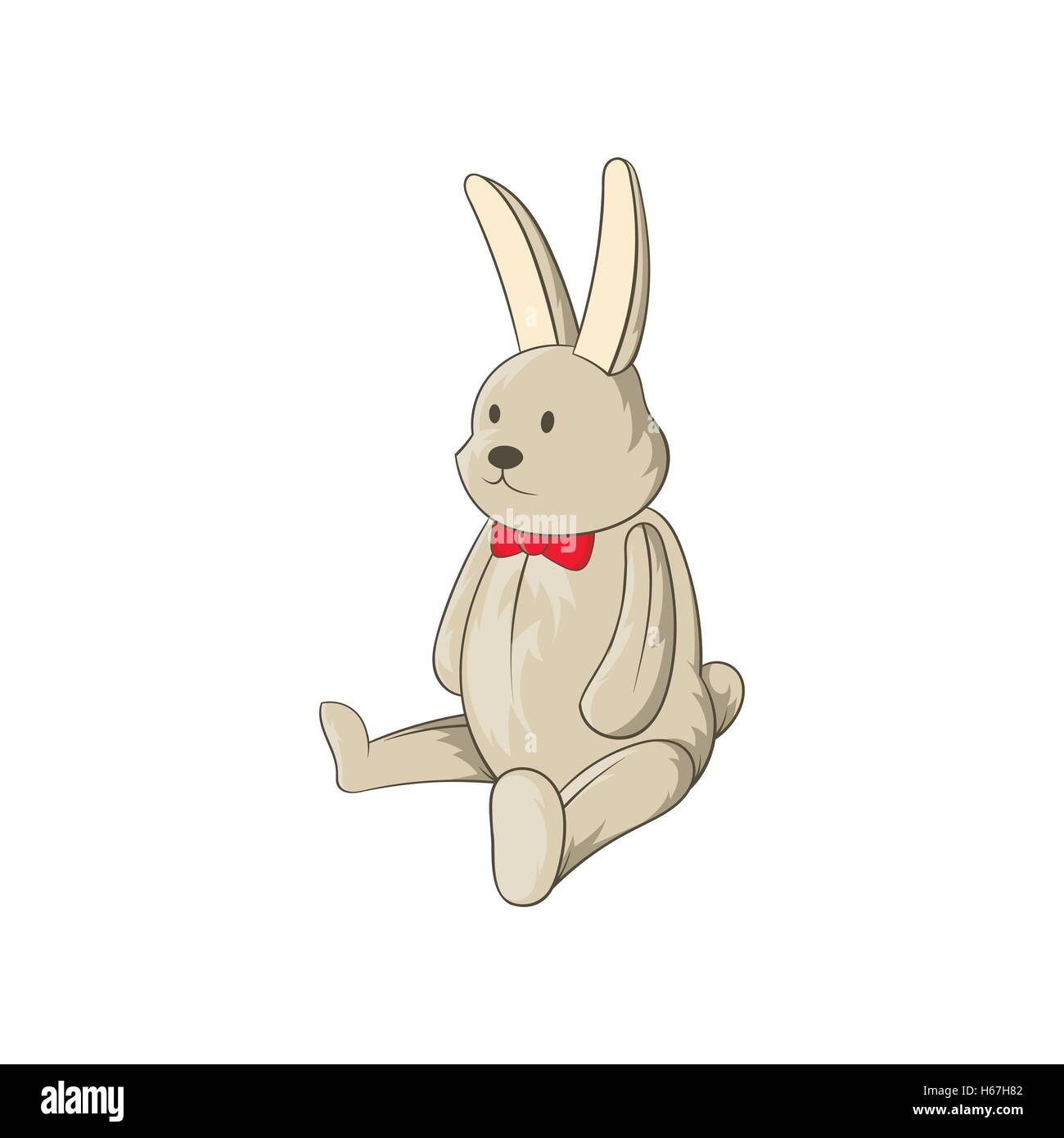 Toy bunny icon, cartoon style Stock Vector Image & Art - Alamy
