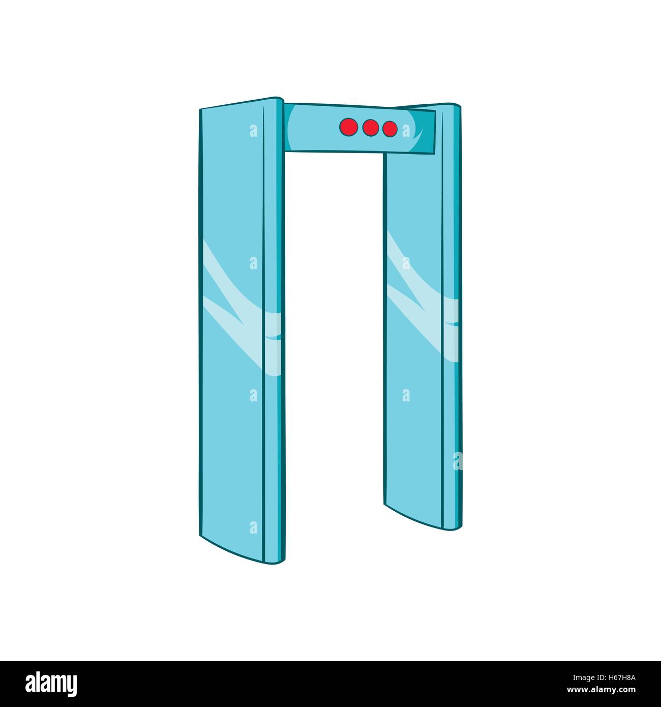 Metal detector icon in cartoon style Stock Vector Image & Art - Alamy