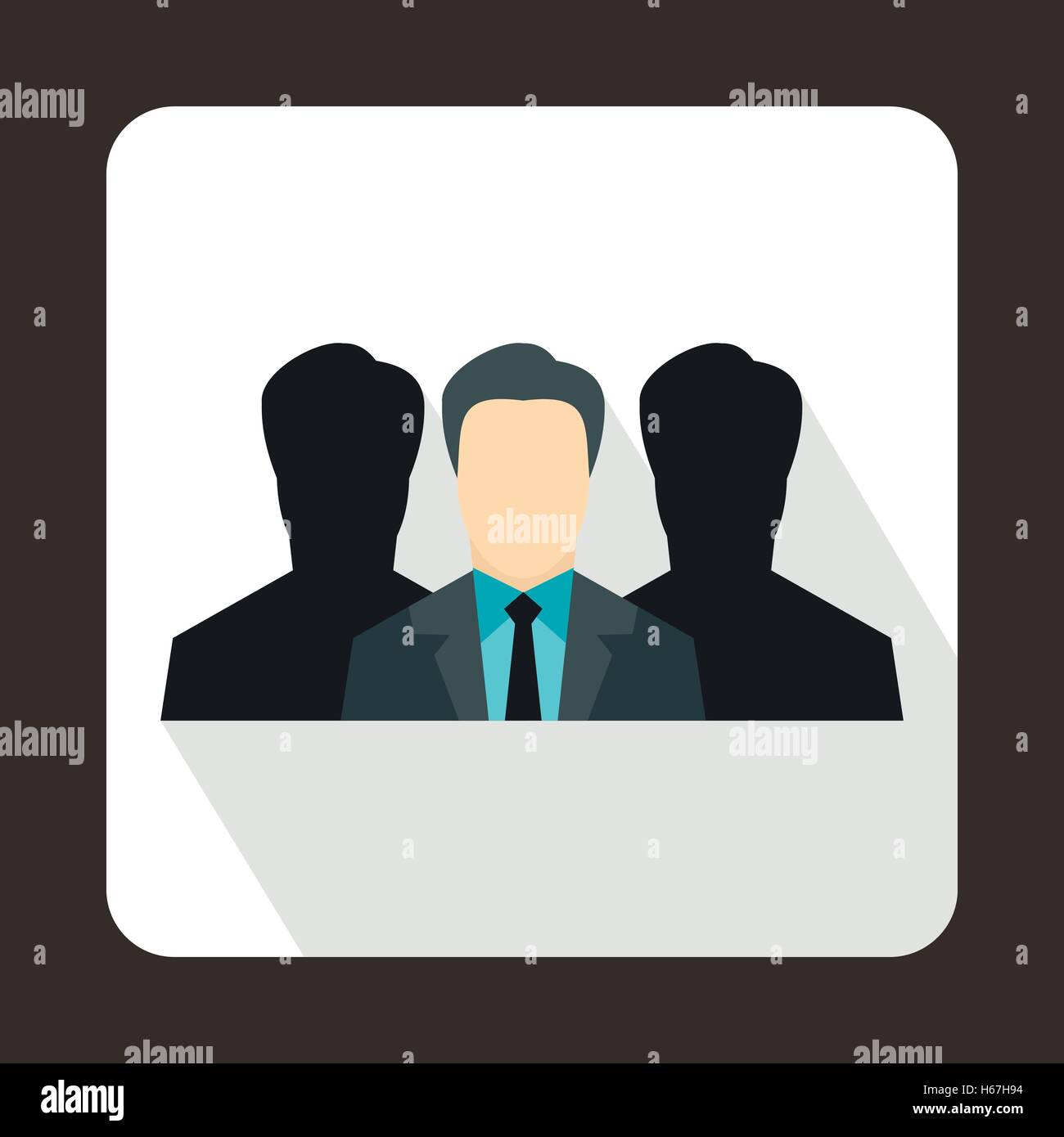 Recruitment icon in flat style Stock Vector Image & Art - Alamy