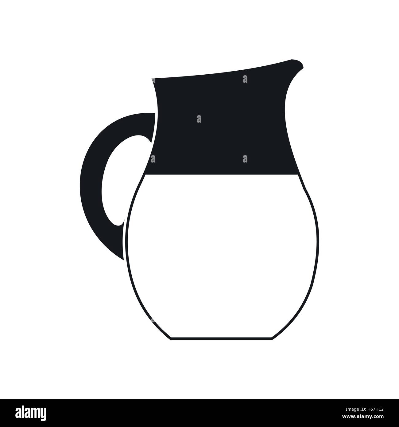 Creamer pitcher Stock Vector Images - Alamy