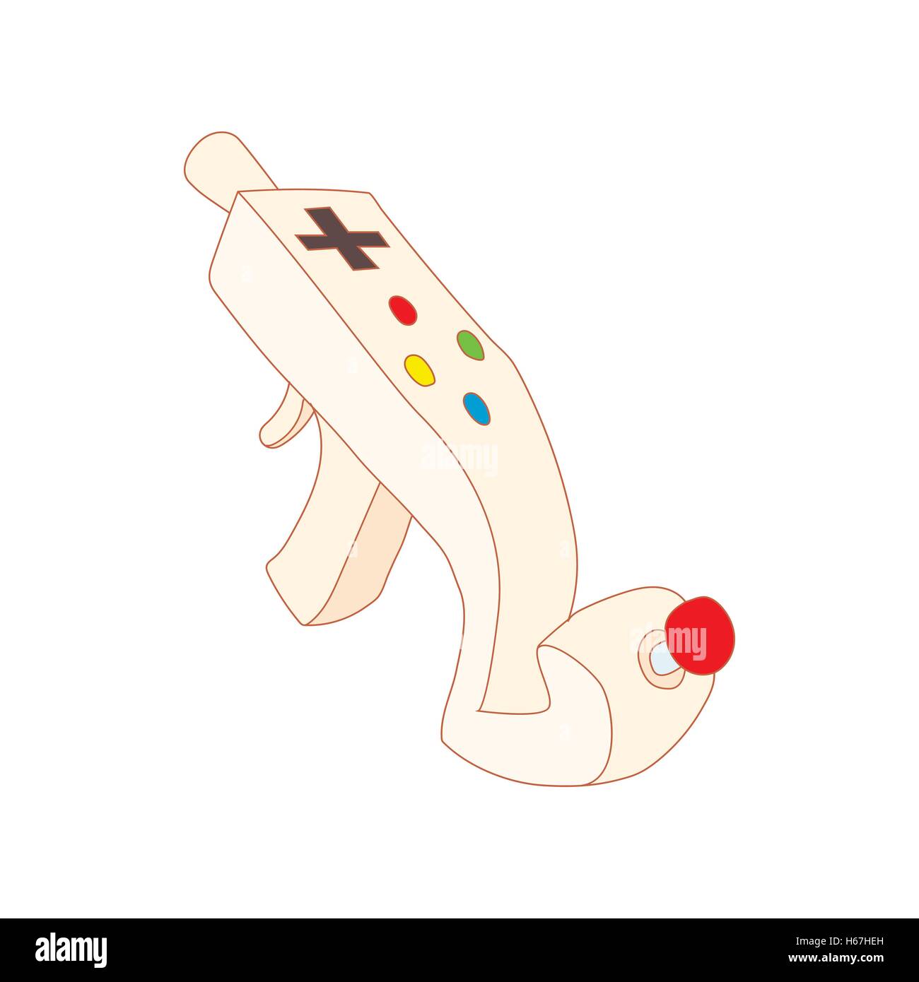 Controller for video games icon, cartoon style Stock Vector Image & Art ...