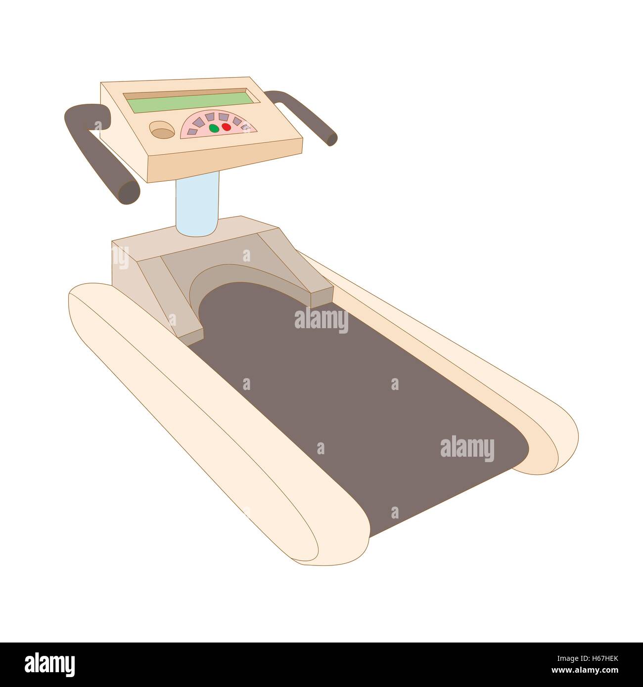 Treadmill icon, cartoon style Stock Vector Image & Art - Alamy