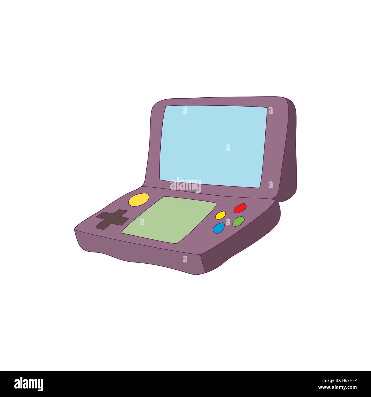 Gaming keyboard for tablet icon, cartoon style Stock Vector Image & Art ...