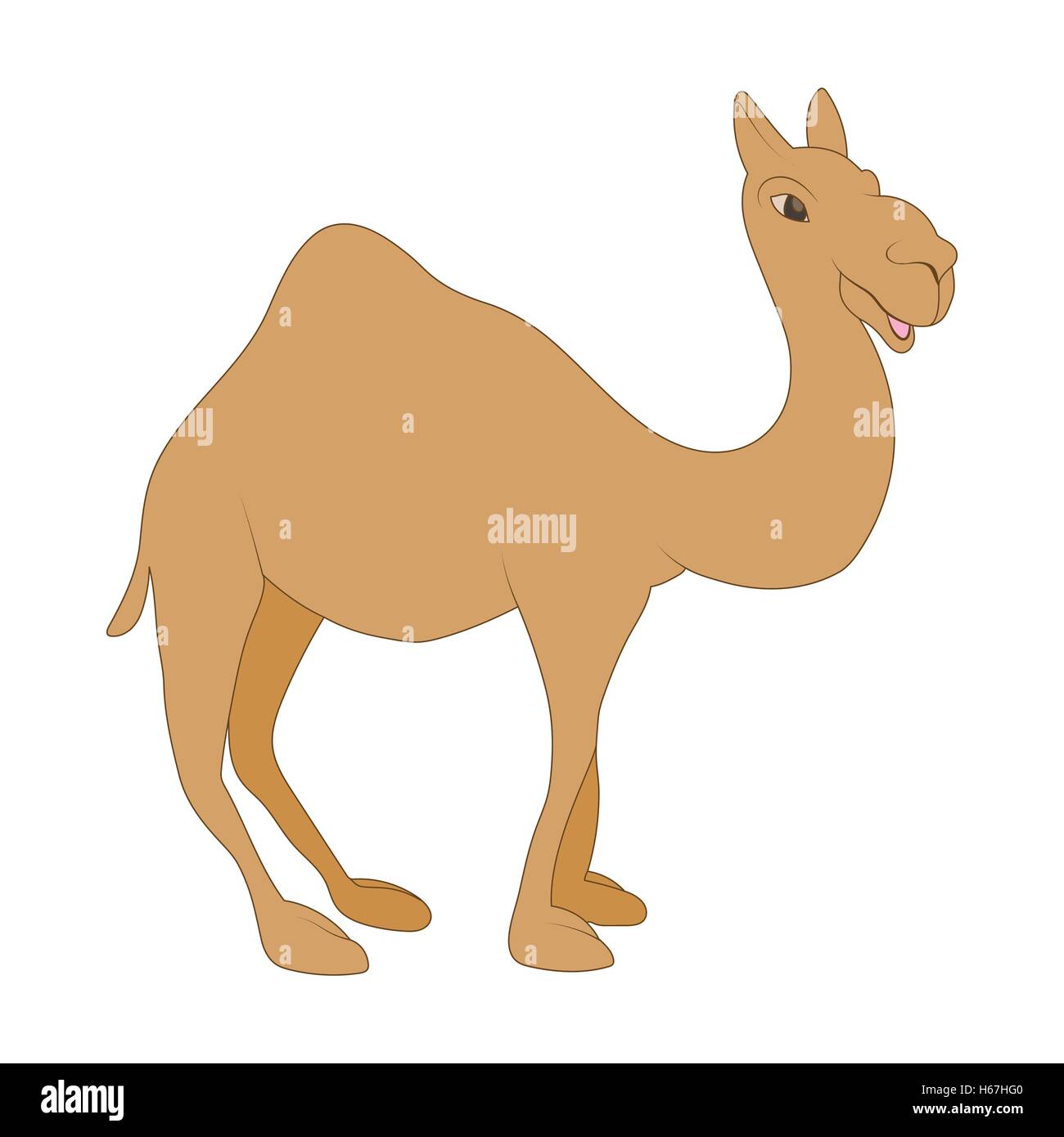 Camel icon in cartoon style Stock Vector Image & Art - Alamy