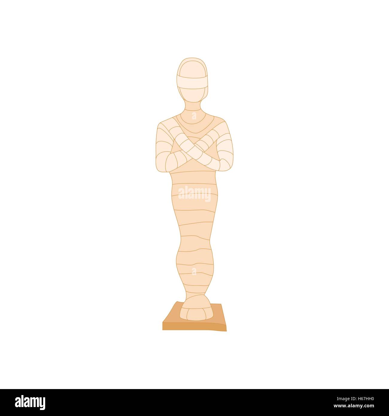 Egyptian mummy icon in cartoon style Stock Vector Image & Art - Alamy