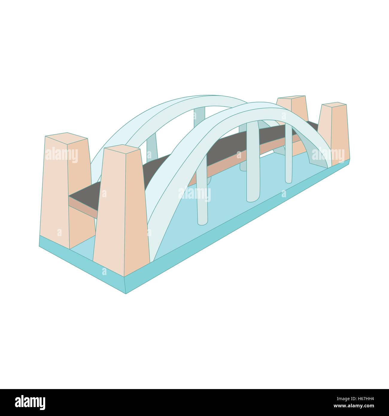 Modern road bridge over Cut Out Stock Images & Pictures - Alamy