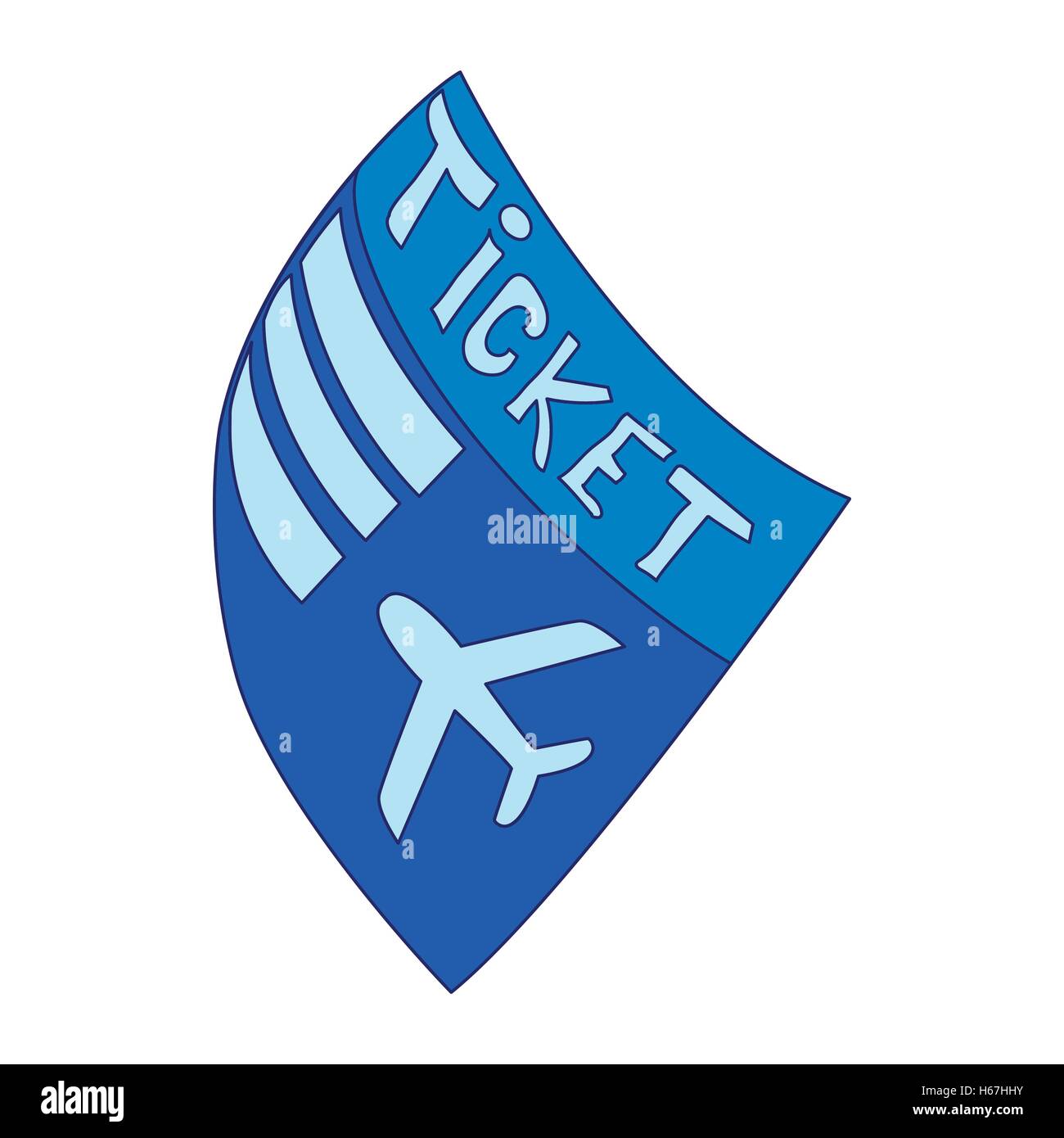 Ticket airplane travel checkin vector Cut Out Stock Images & Pictures ...