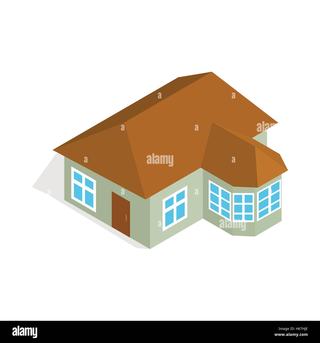 House architecture veranda house Stock Vector Images - Alamy