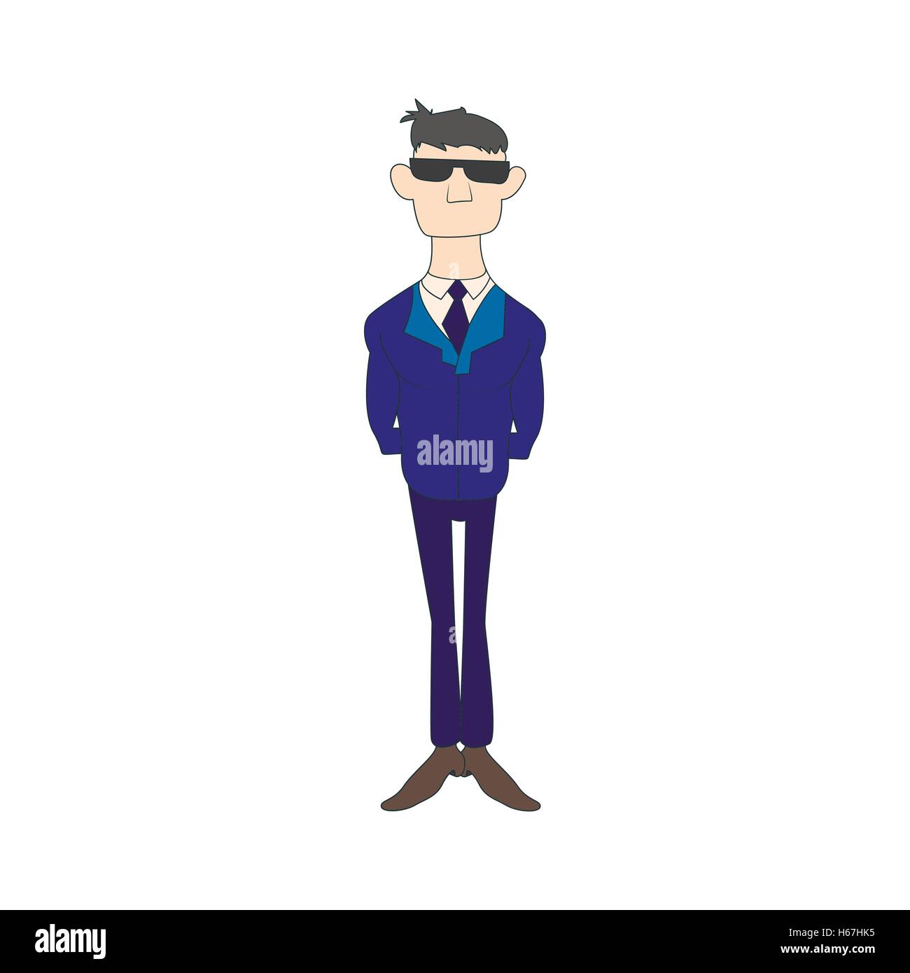 Pilot icon in cartoon style Stock Vector Image & Art - Alamy