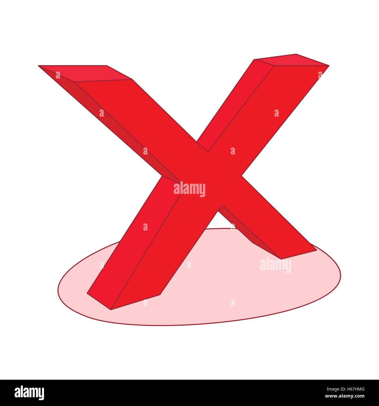 No check mark icon, cartoon style Stock Vector Image & Art - Alamy