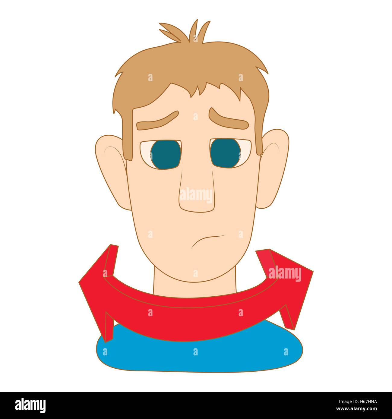 Man saying no head hi-res stock photography and images - Alamy