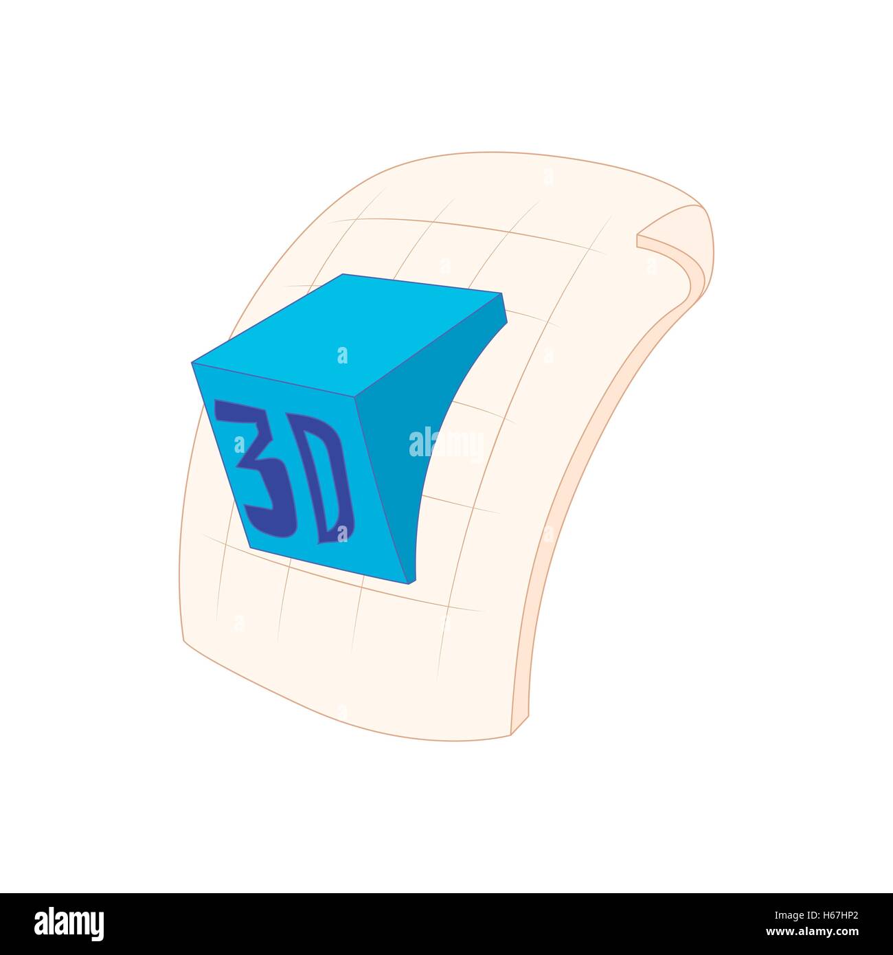 Video file 3d paper icon Stock Vector Images - Alamy