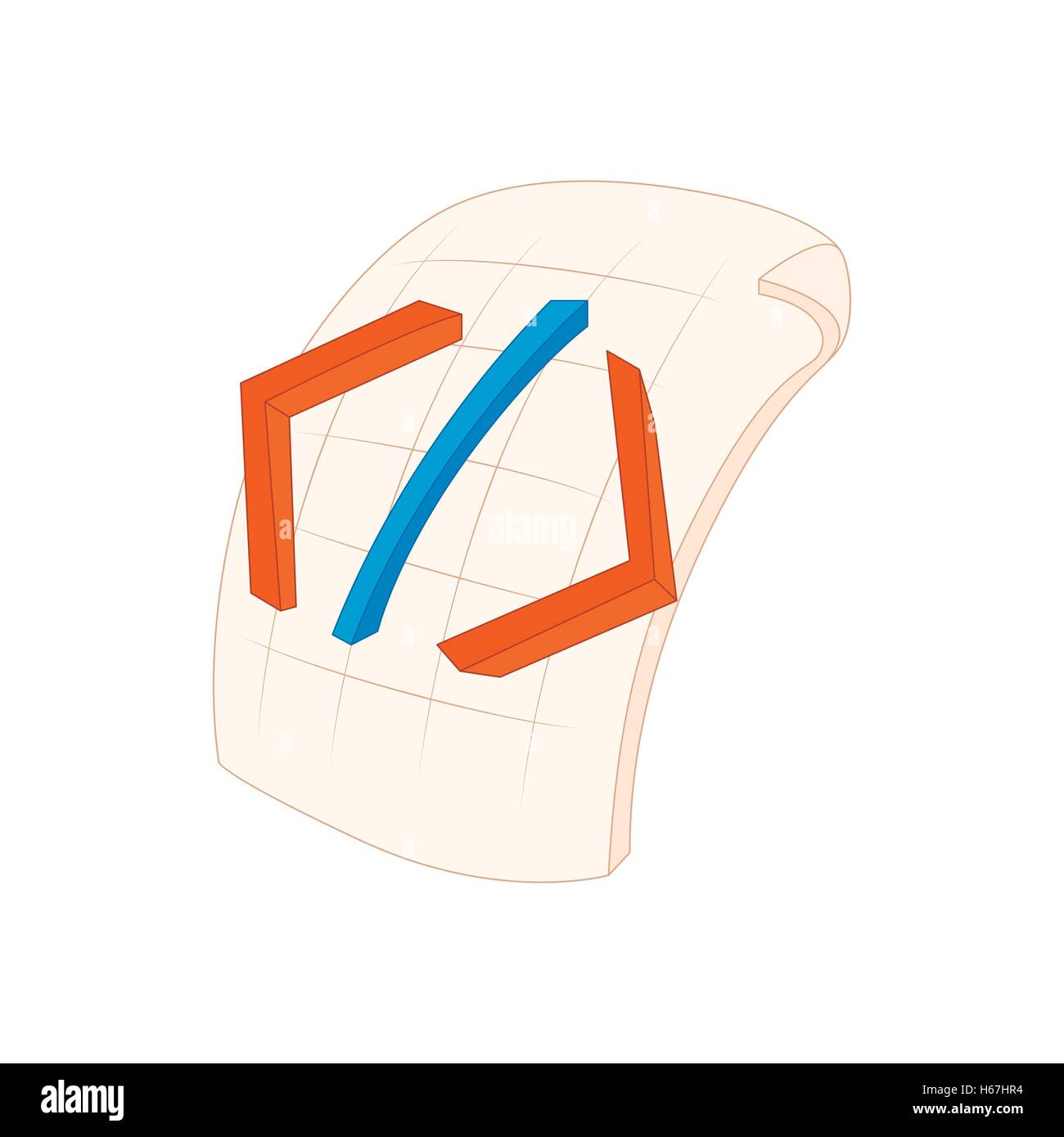 HTML file icon in cartoon style Stock Vector Image & Art - Alamy