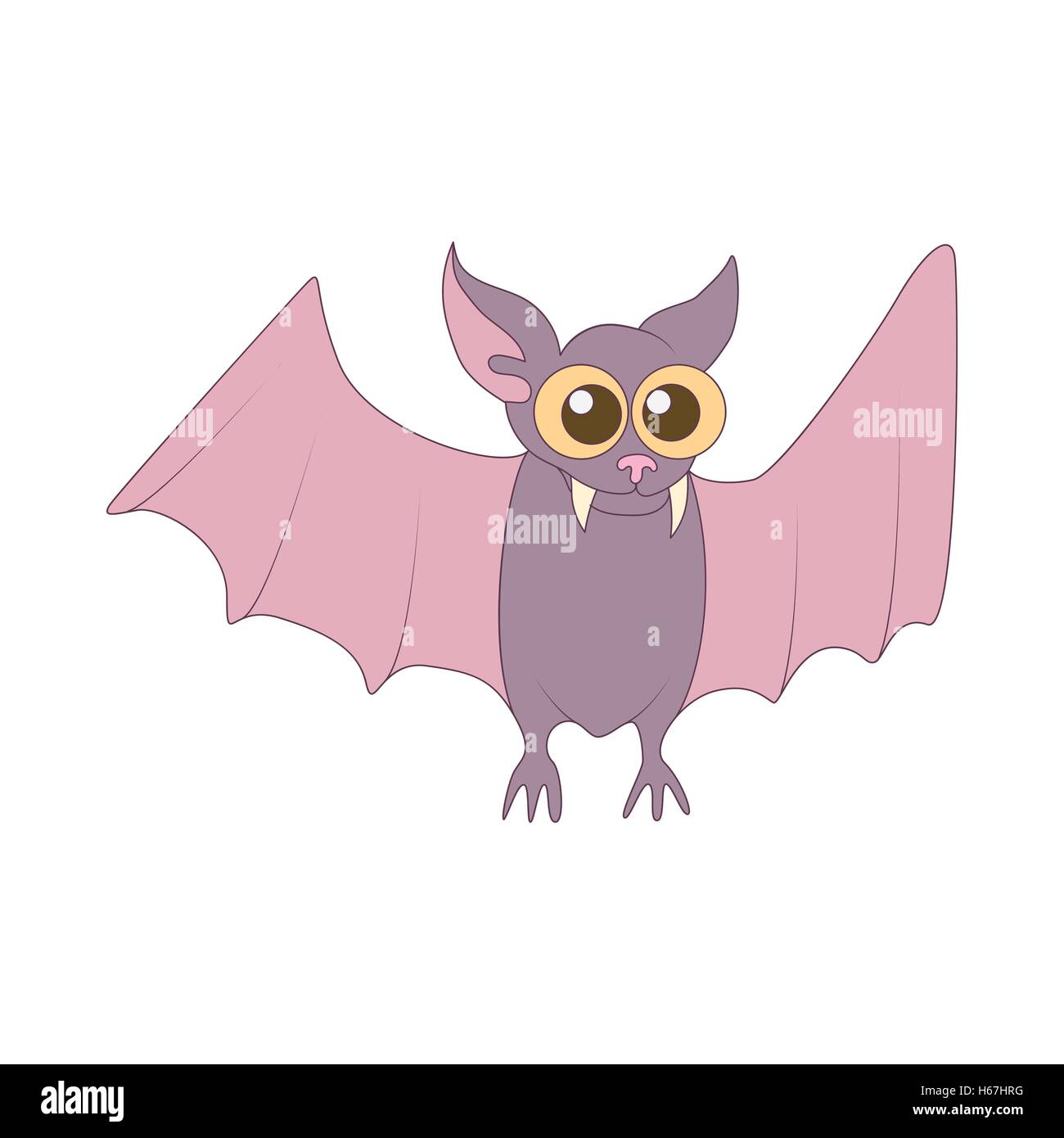 Bat icon in cartoon style Stock Vector Image & Art - Alamy
