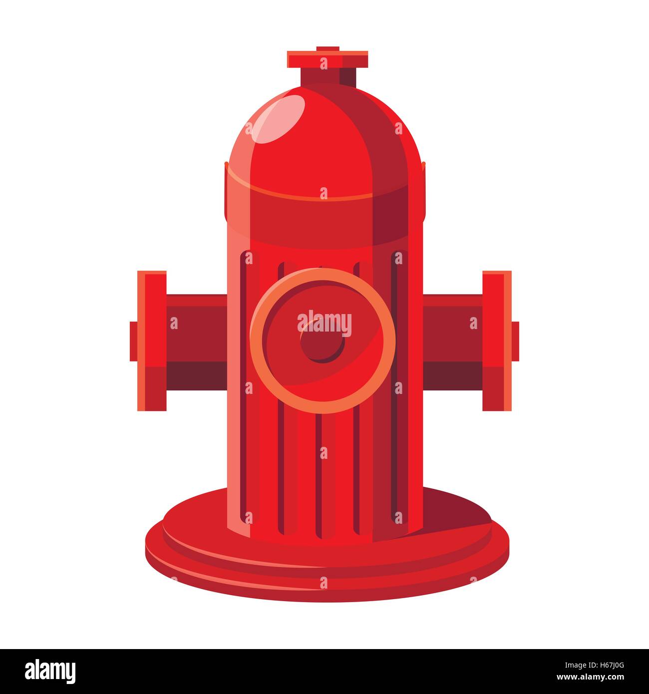 Fire hydrant icon in cartoon style Stock Vector Image & Art - Alamy