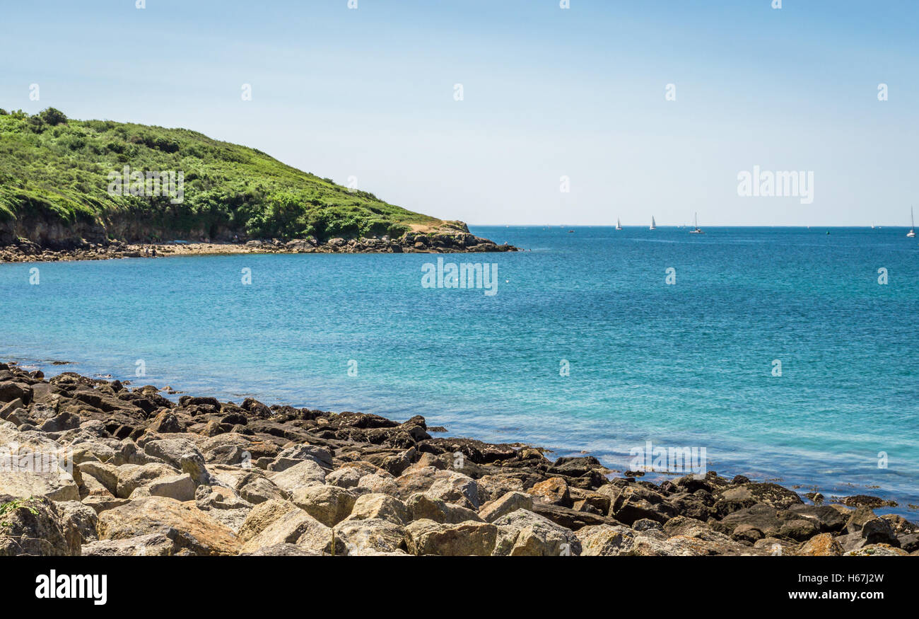 Beautiful Atlantic coast in France Stock Photo - Alamy