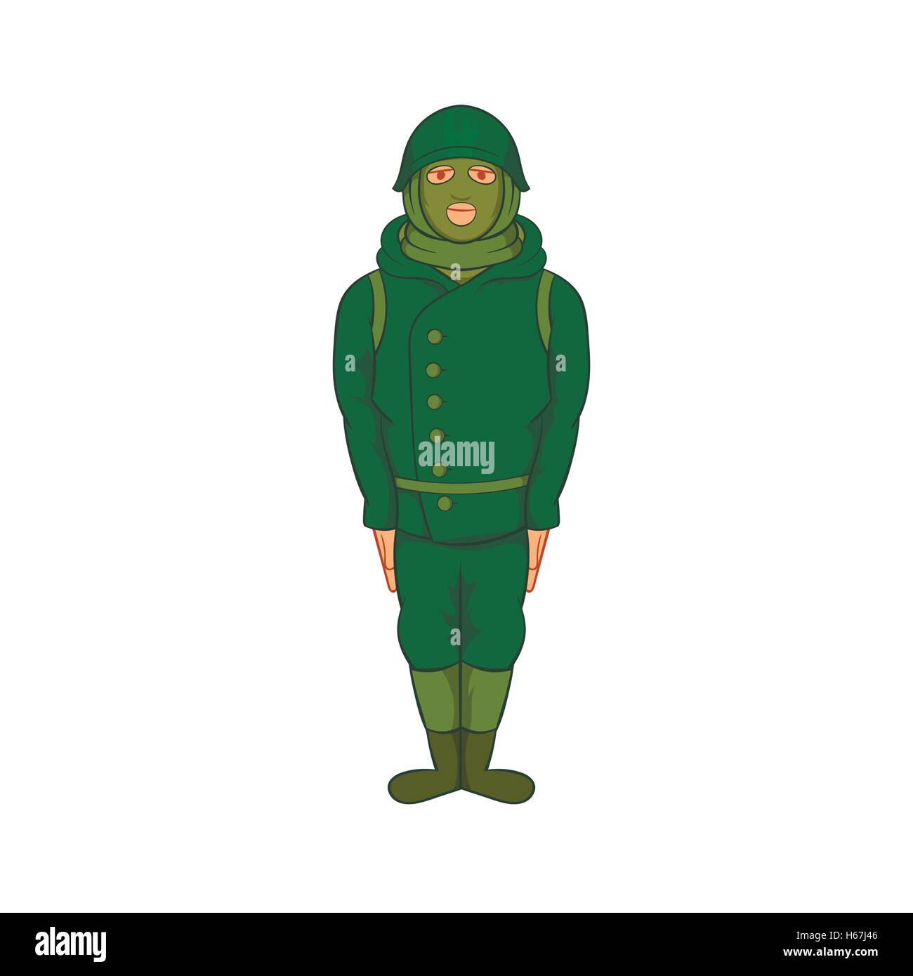 Two military men Stock Vector Images - Alamy