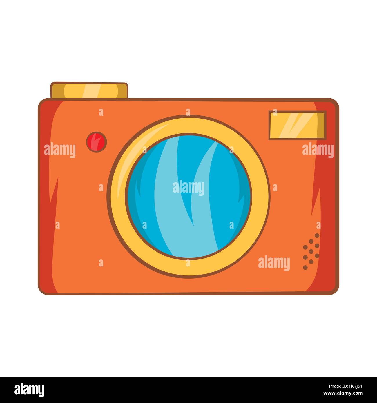 Retro photo camera icon, cartoon style Stock Vector Image & Art - Alamy