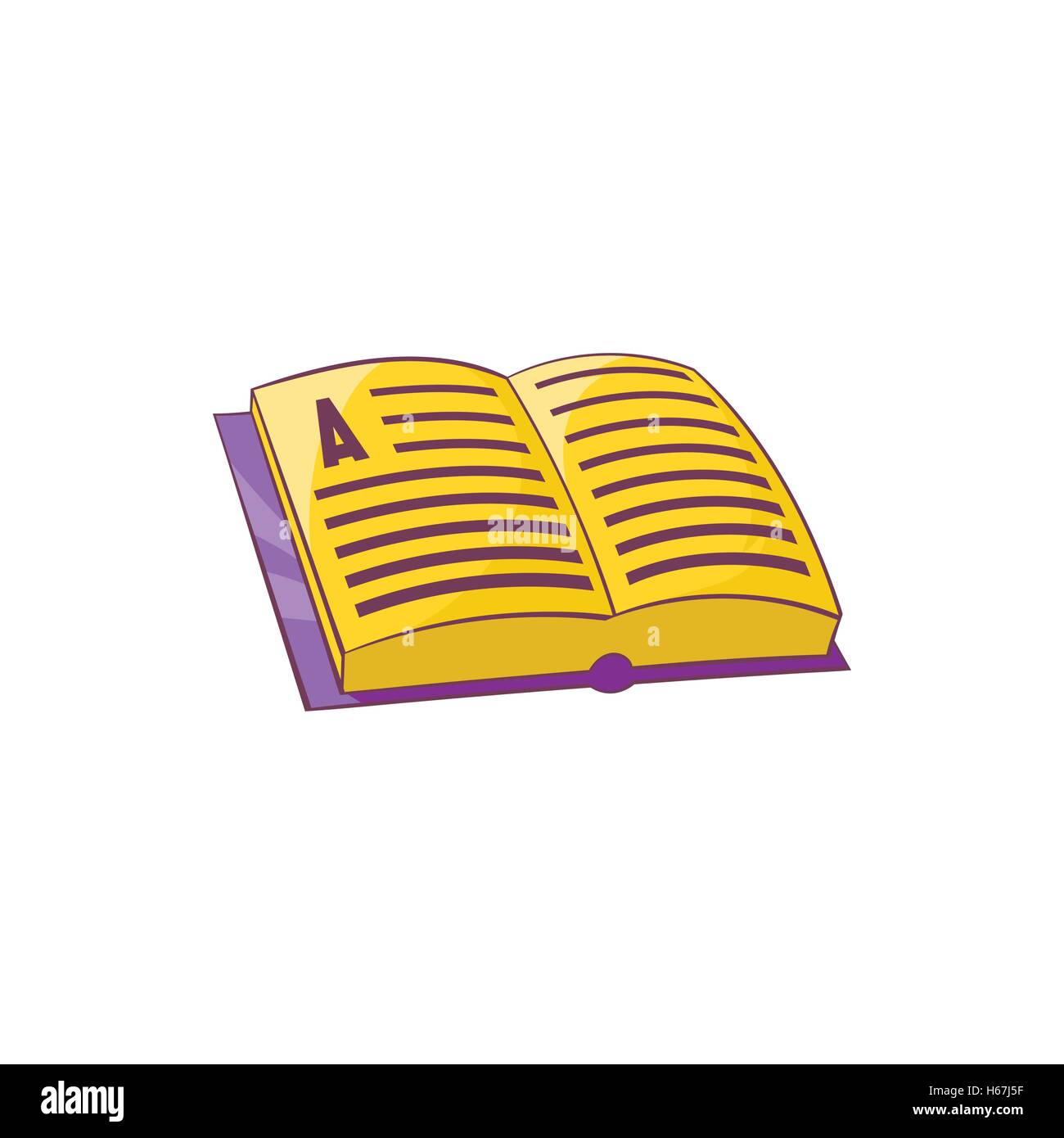 Address book icon in cartoon style Stock Vector Image & Art - Alamy