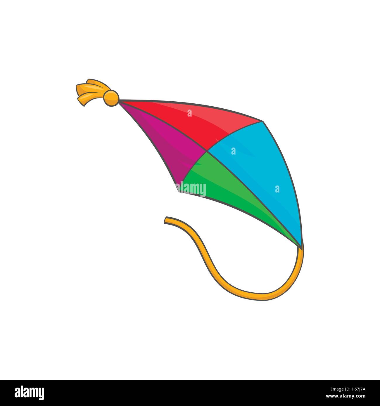 Kite icon, cartoon style Stock Vector Image & Art - Alamy