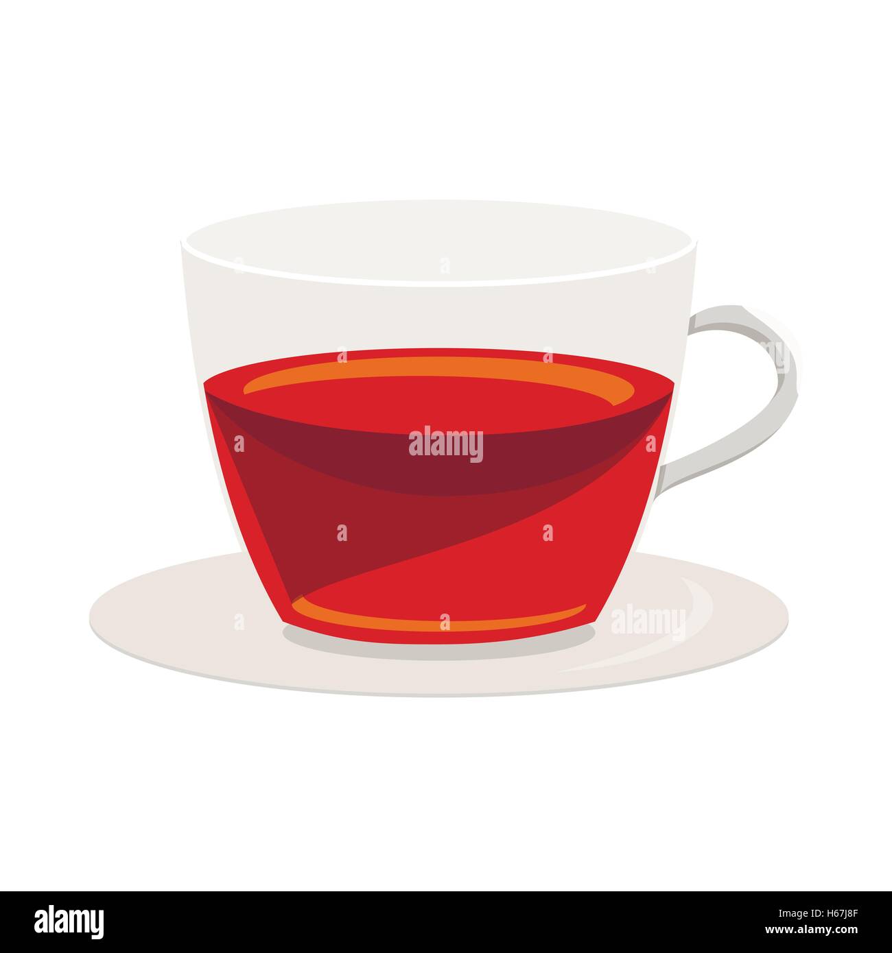 Cup of tea icon, cartoon style Stock Vector Image & Art - Alamy