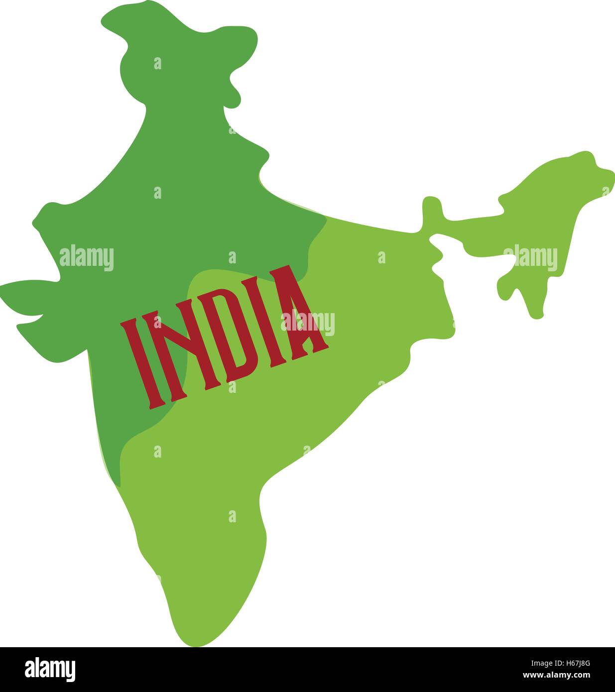 Map of India icon, cartoon style Stock Vector Image & Art - Alamy
