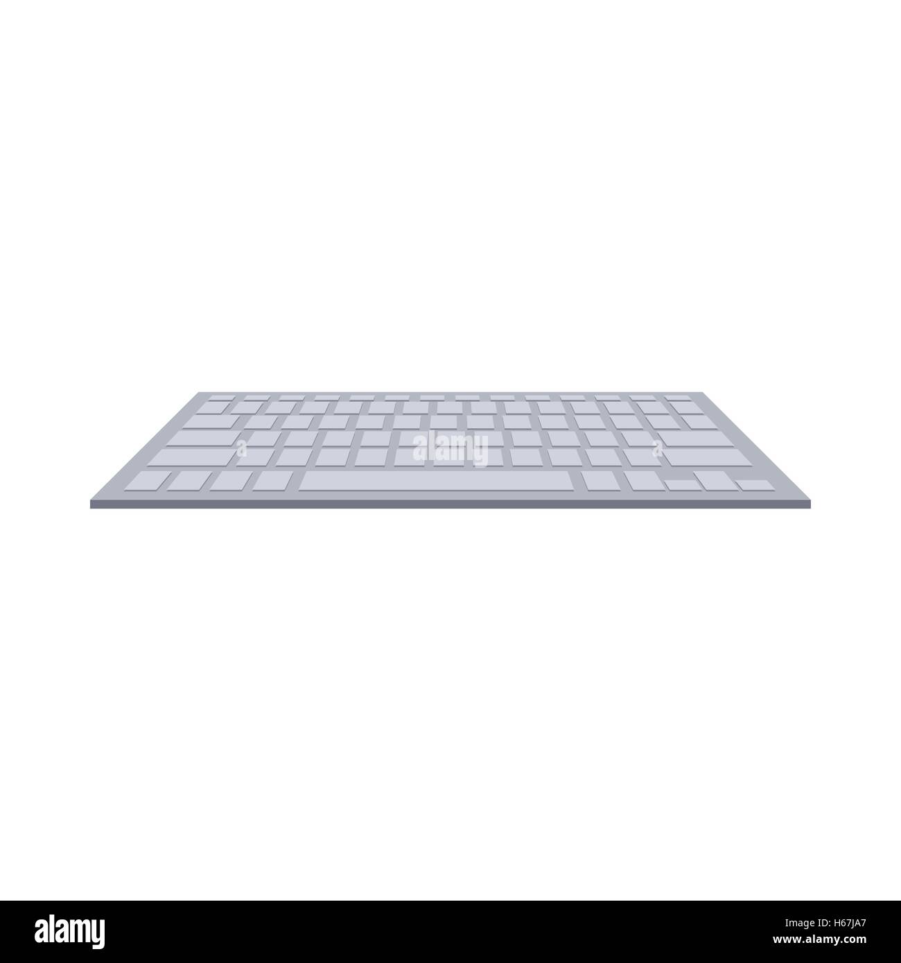 Gray computer keyboard icon, cartoon style Stock Vector Image & Art - Alamy