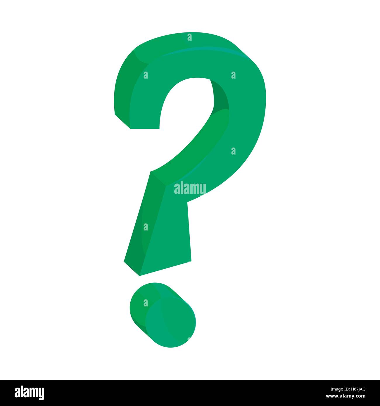 Green question mark icon, cartoon style Stock Vector Image & Art - Alamy