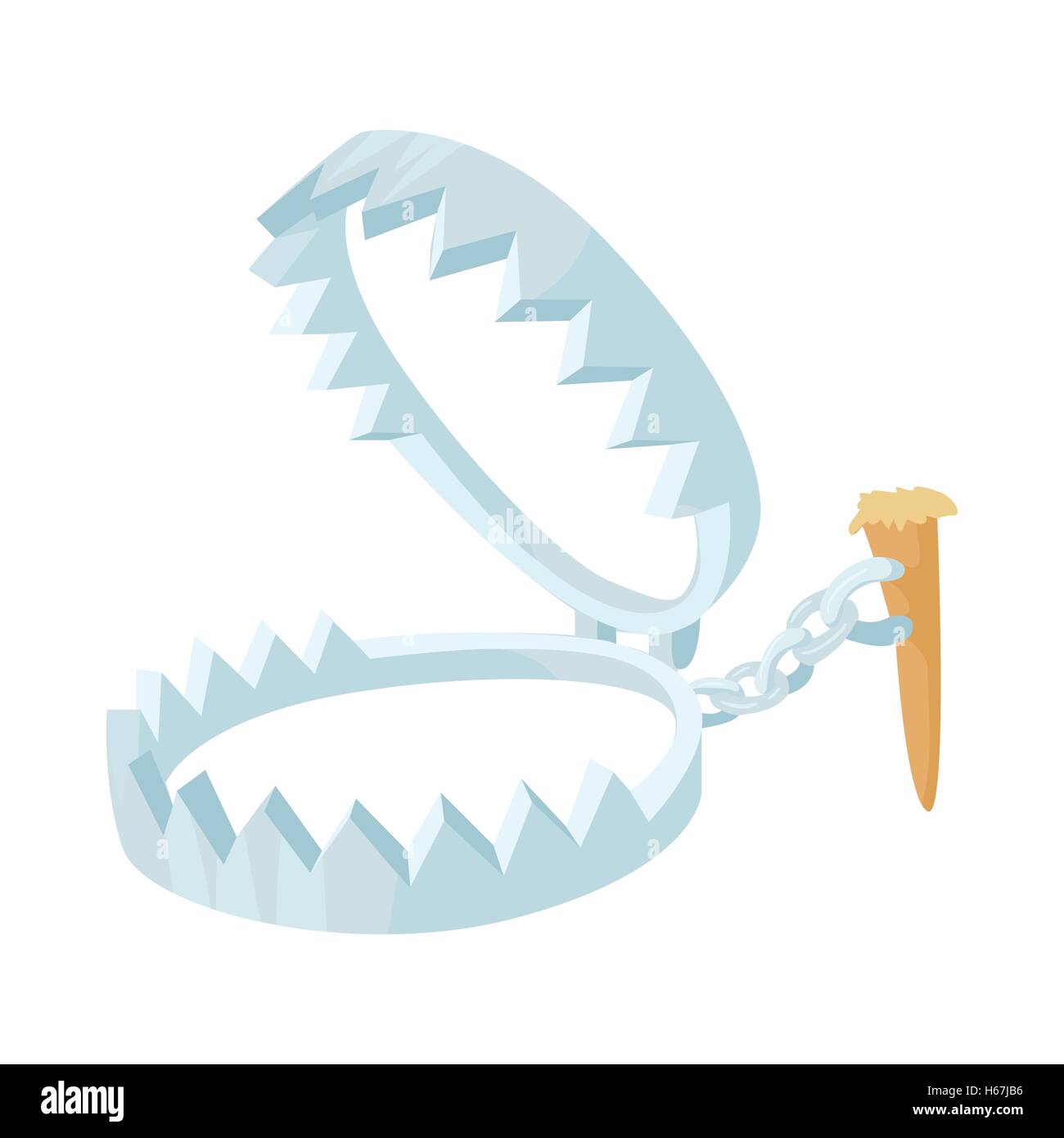 Trap icon, cartoon style Stock Vector Image & Art - Alamy