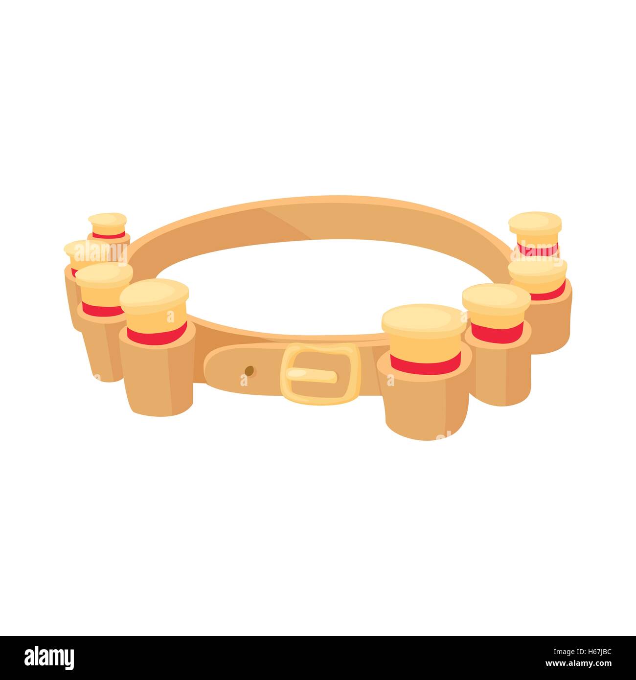 Belt with bullets icon, cartoon style Stock Vector Image & Art - Alamy
