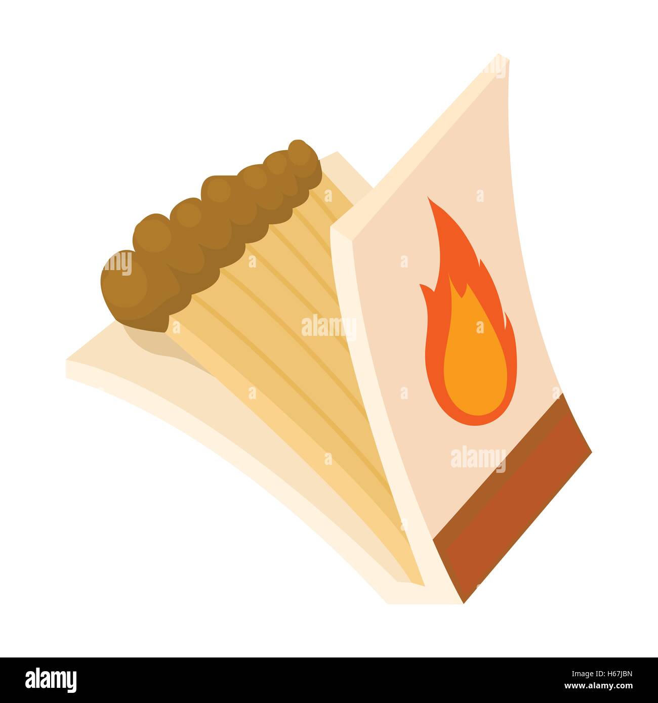 Box of matches icon, cartoon style Stock Vector Image & Art - Alamy