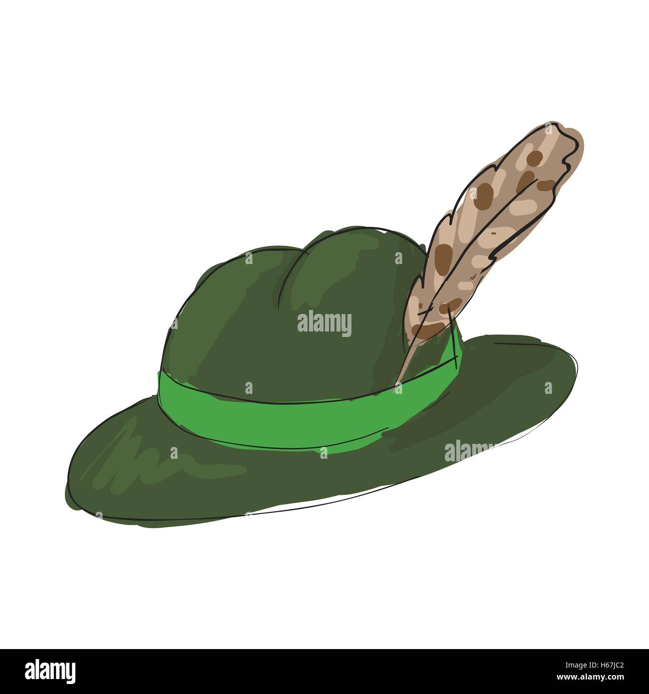 Irish hat icon, cartoon style Stock Vector Image & Art - Alamy