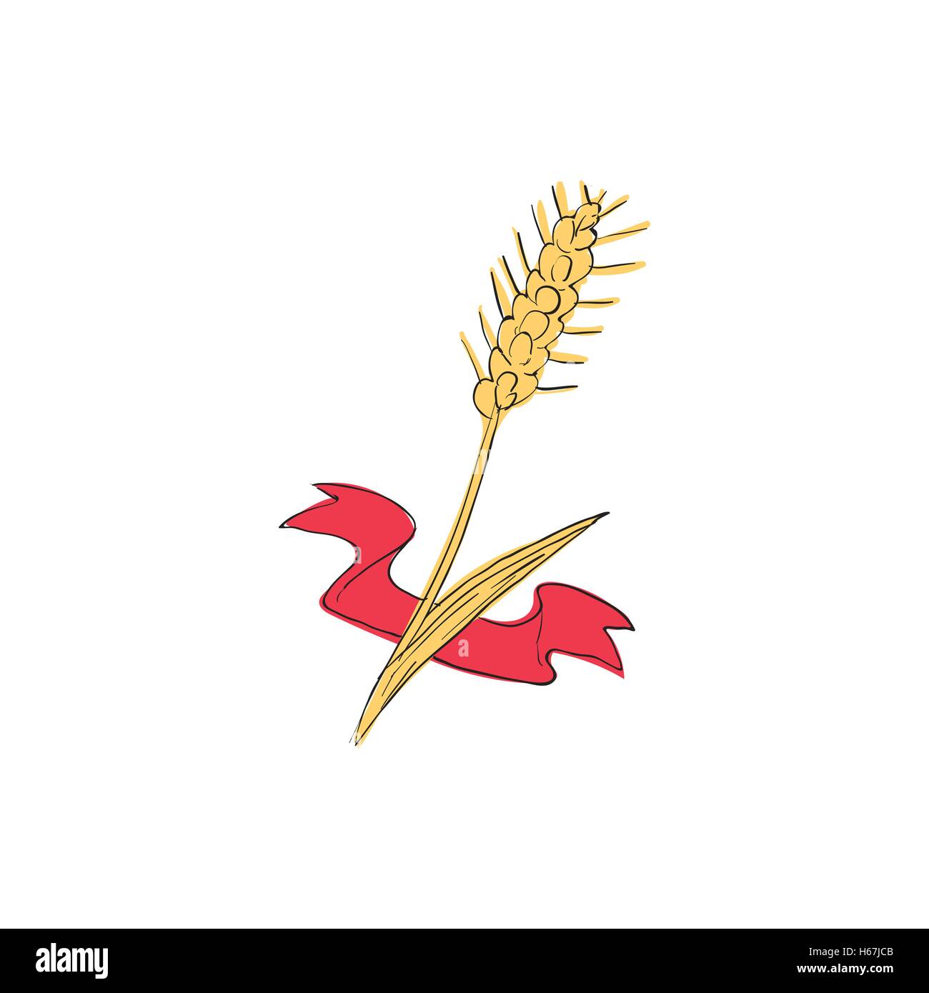 Wheat icon, cartoon style Stock Vector Image & Art - Alamy