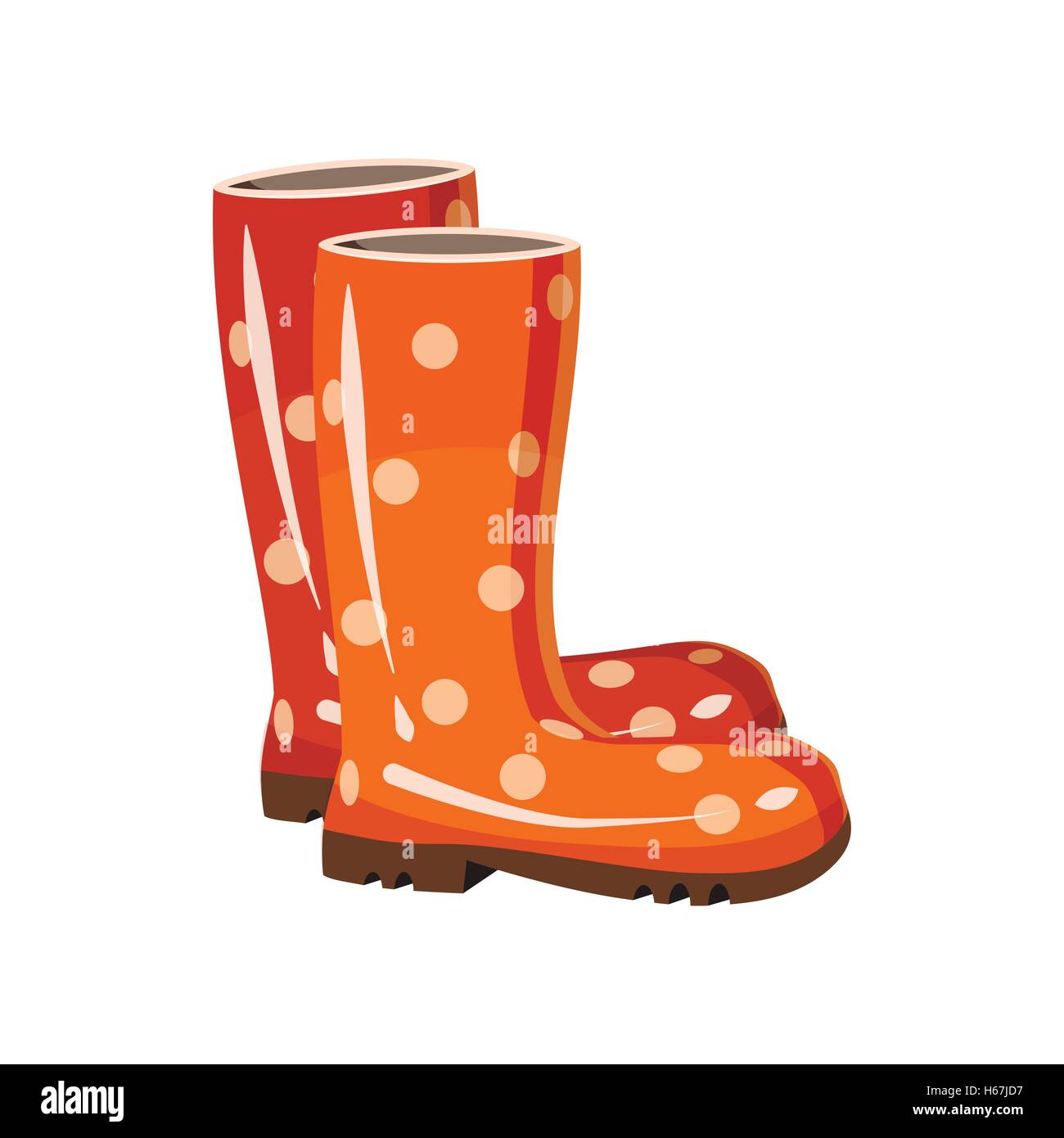 Stylish rubber boots icon, cartoon style Stock Vector Image & Art - Alamy