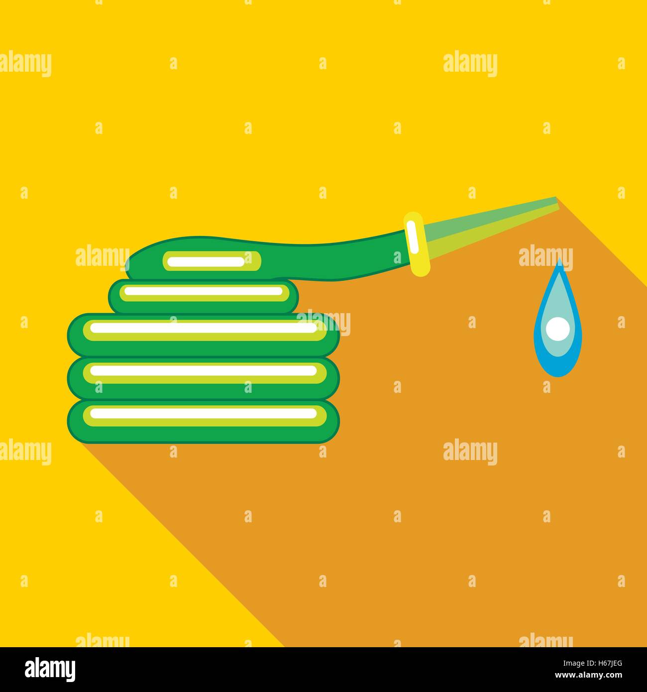 Rolled up hose Stock Vector Images - Alamy
