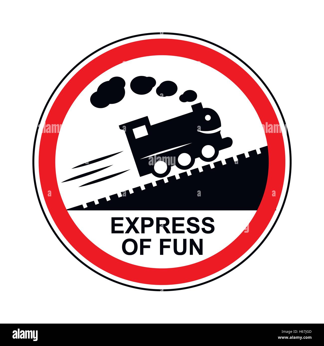 Train journey sign icon, simple style Stock Vector Image & Art - Alamy