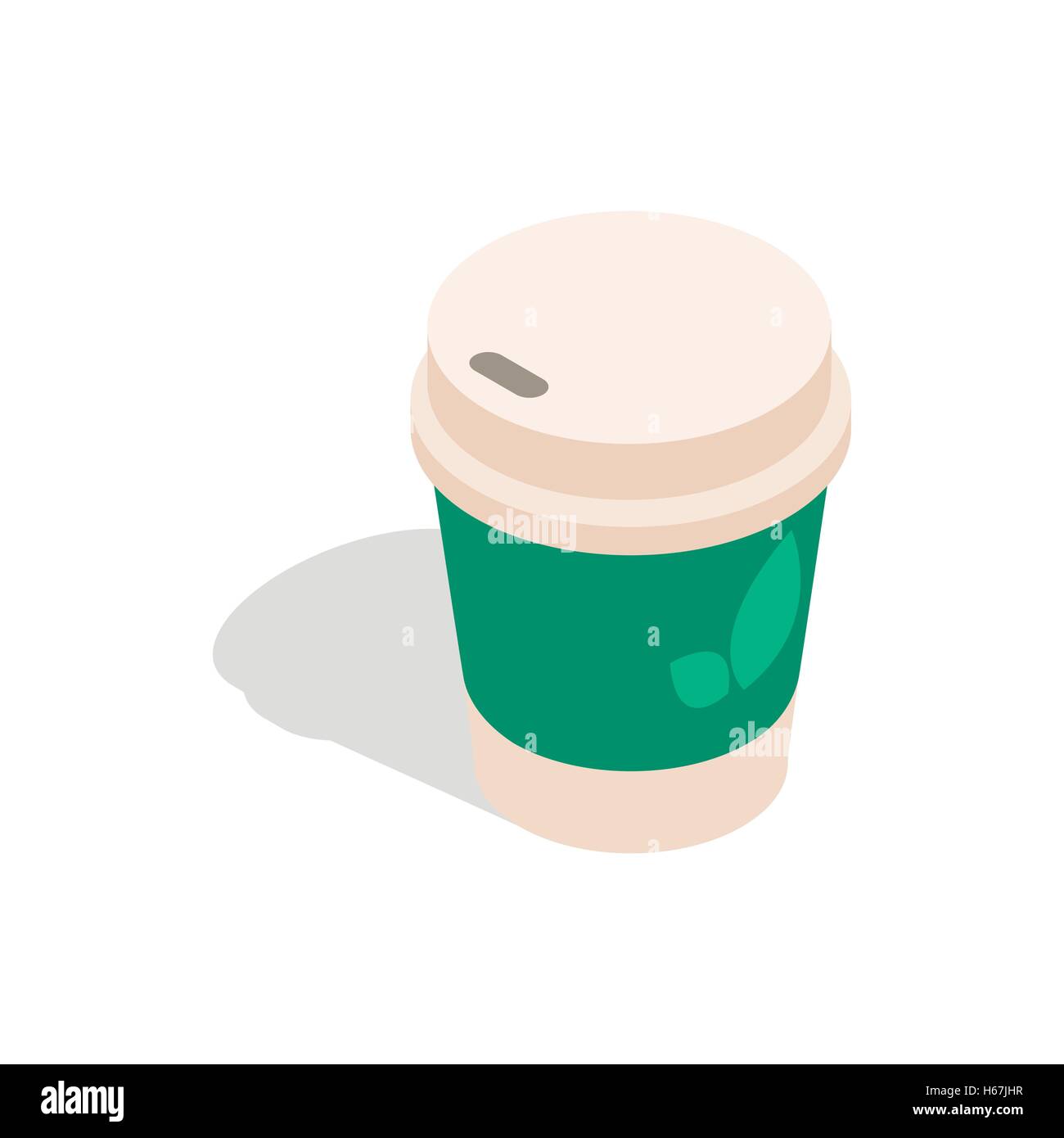 Takeout green tea object Stock Vector Images - Alamy