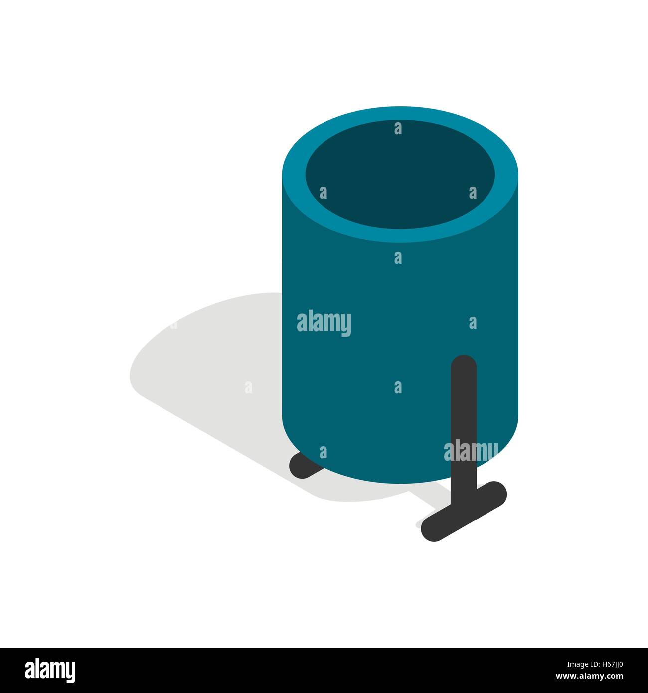Recycle bin in park Stock Vector Images - Alamy