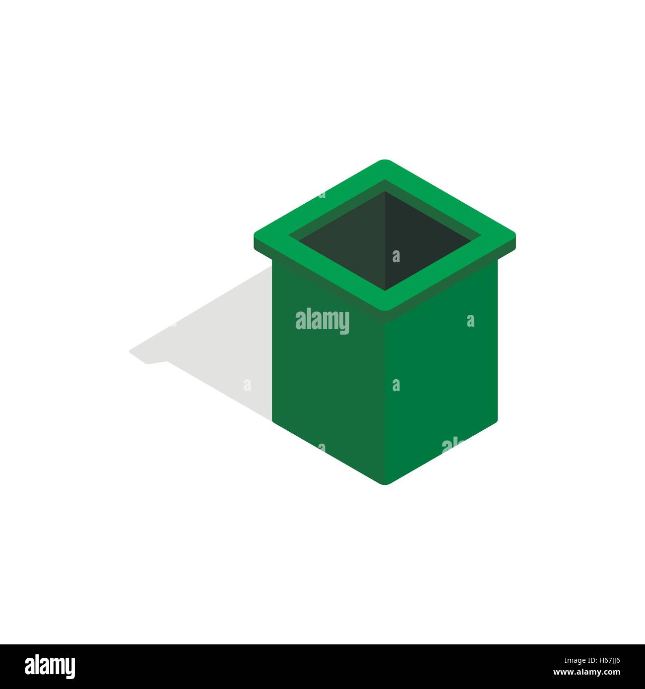 Isometric street trash can hi-res stock photography and images - Alamy