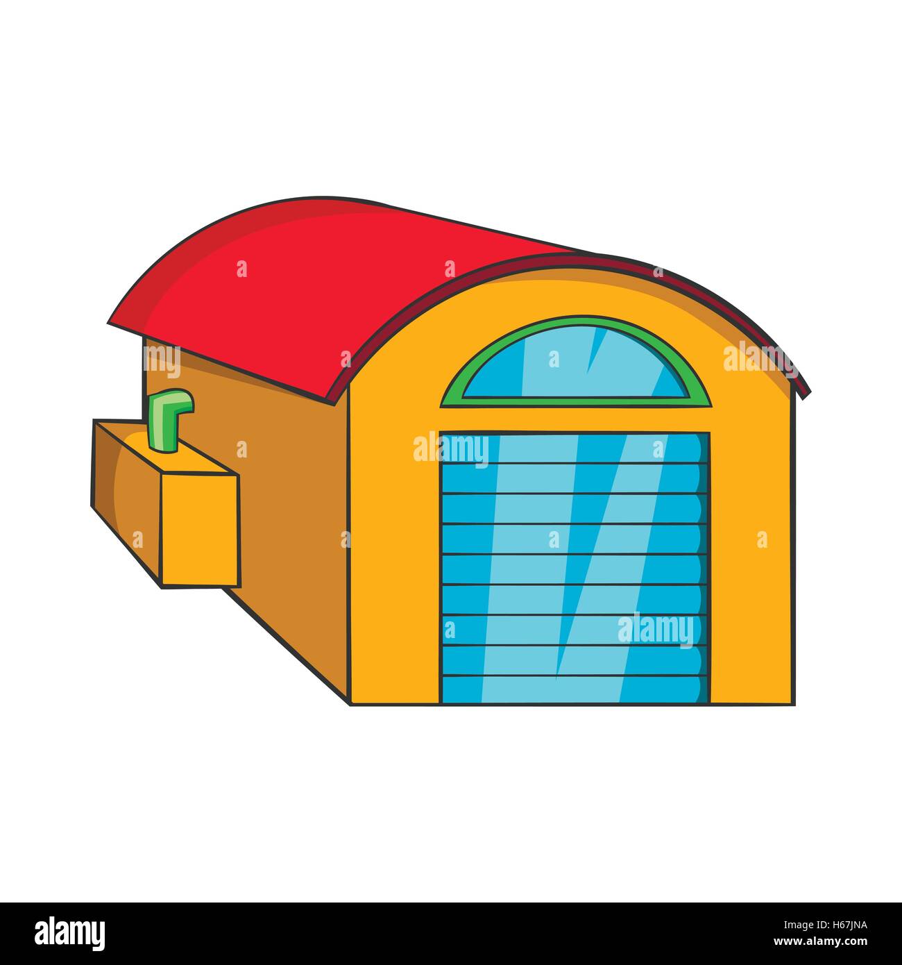 Warehouse icon, cartoon style Stock Vector Image & Art - Alamy